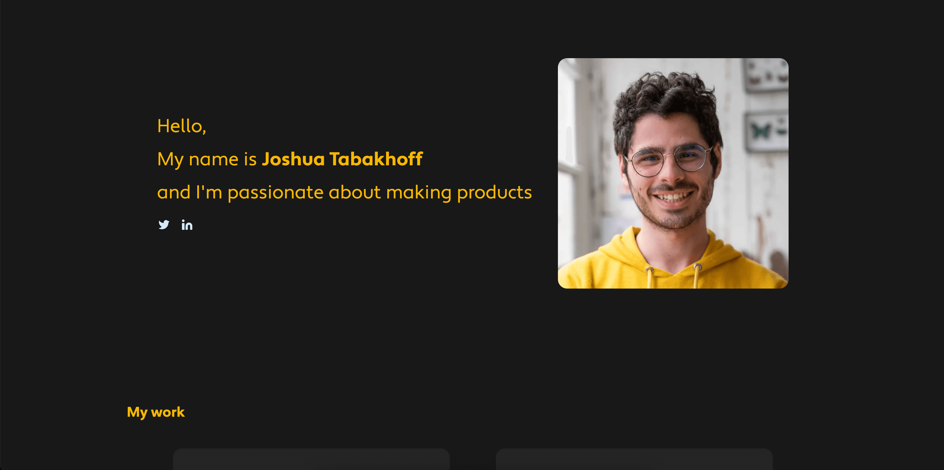 Joshua Tabakhoff — Indie Maker